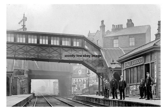 PT0577 - BURNLEY Barracks Railway Station , Lancashire - Print 6x4 £2. ...