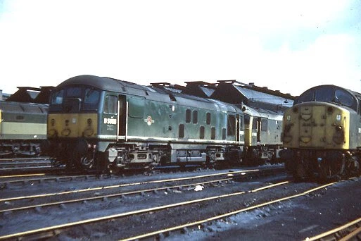 ORIGINAL COLOUR SLIDE of D5056 BR class 24 diesel loco £4.99 - PicClick UK