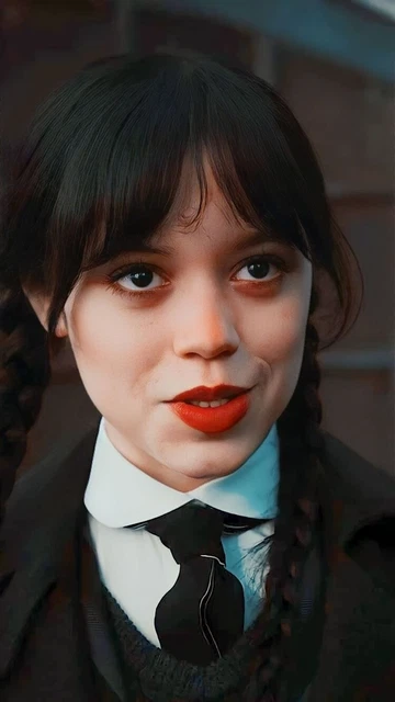 WEDNESDAY ADDAMS JENNA ortega Addams Family/Tim Burton Netflix A4 ...