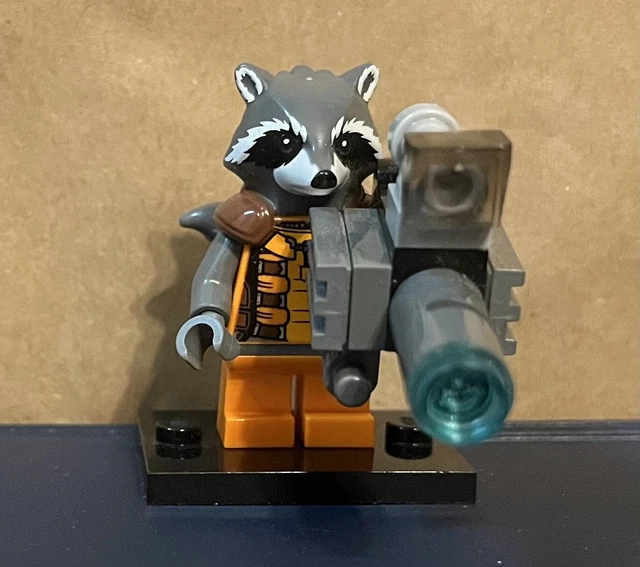 ROCKET RACCOON LEGO MiniFigure sh122 [Marvel GOTG Knowhere Escape ...
