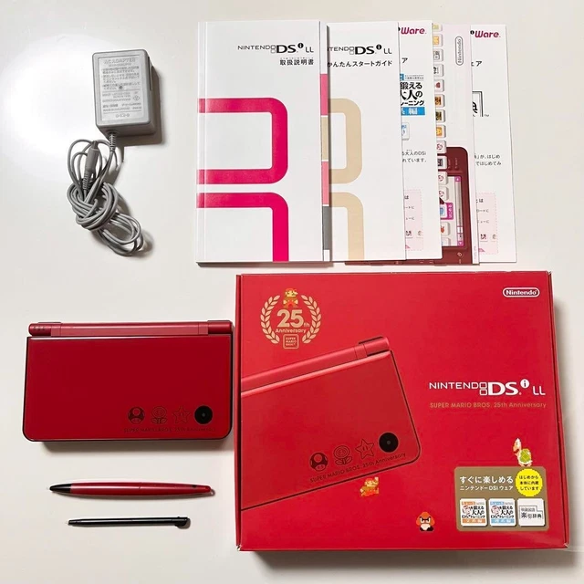 NINTENDO DSI LL 25th Anniversary Super Mario Red Console édition ...