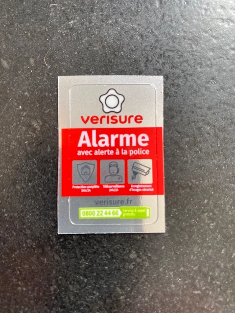 AUTOCOLLANT 4 X 2,5 cm Verisure Securitas Direct authentique EUR 9,30 ...