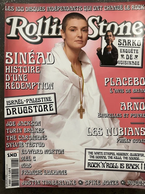 MAGAZINE ROLLING STONE n°6, Sinead O'Connor, Placebo, Edward Norton ...