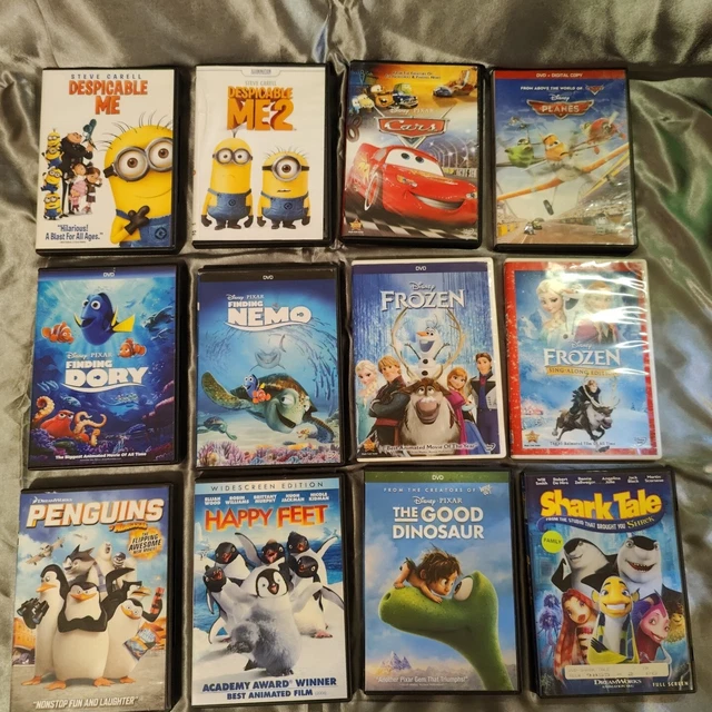 DISNEY PIXAR KIDS 12 Movie Lot Despicable Me 1&2 Finding Dory Frozen ...