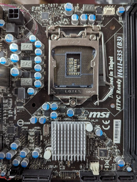 MSI H61I E35-B3 Motherboard Socket 1155 DDR3 Mini ITX Motherboard Spares £0.99 - PicClick UK