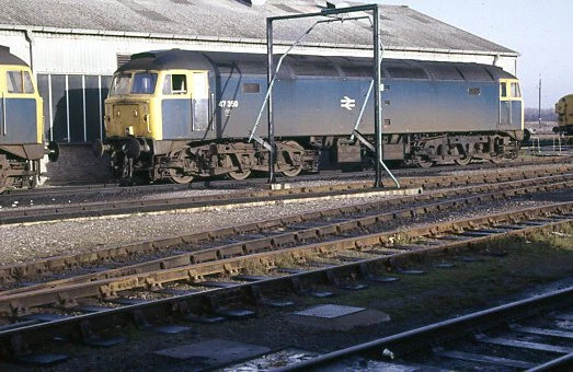 ORIGINAL COLOUR SLIDE of 47359 BR class 47 diesel loco £2.25 - PicClick UK