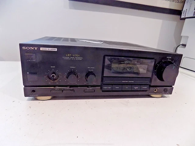 SONY TA-V701 INTEGRATED Stereo Amplifier Amp Black FAULTY Sold as ...