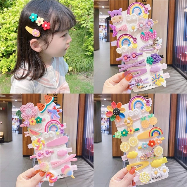 14PCS GIRLS HAIRCLIP Hair Clips Hairpin Kids Cute Pin Children Pretty ...