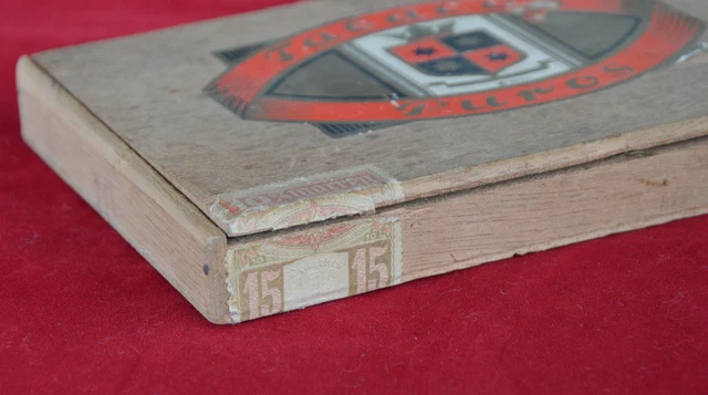 GERMAN WW2 WEHRMACHT SOLDIER CIGARS RATION WOOD BOX CASE Tabacos Puros ...