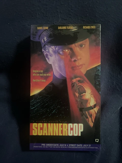 SCANNER COP (VHSTAPE, 1994) Sci-Fi Action Thriller Horror SEALED ...