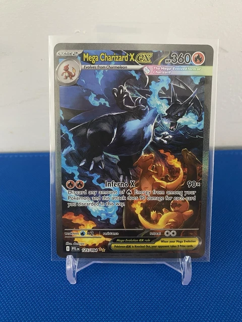 POKÉMON TCG MEGA Charizard X EX SAR 125/094 Phantasmal Flames English ...