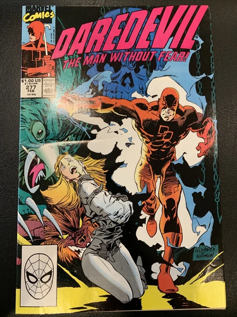 DAREDEVIL THE MAN Without Fear #277 Février 1990 Marvel Comics EUR 2,94 ...