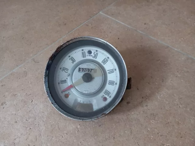 CLASSIC MINI BMC Silver Faced Smiths Speedo Speedometer Mk1 1959 Rare ...