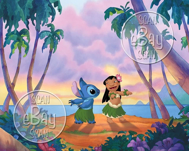 RARE! WALT DISNEY'S LILO AND STITCH Cartoon 8 X 10 Color Photo £9.00 ...