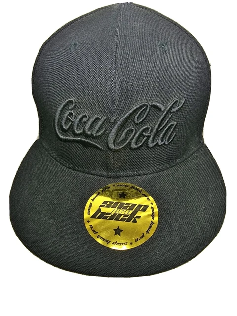 COCA COLA CAP, Black Logo, Coke, Snapback, New EUR 14,52 - PicClick FR