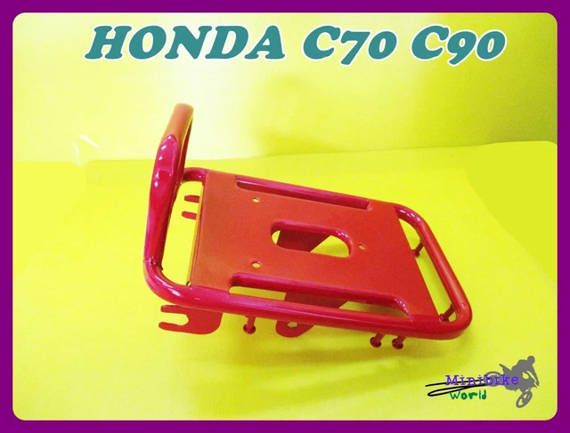 FIT HONDA C70 C90 Rear Rack Carrier "Red" **mi3412** £53.22 - PicClick UK