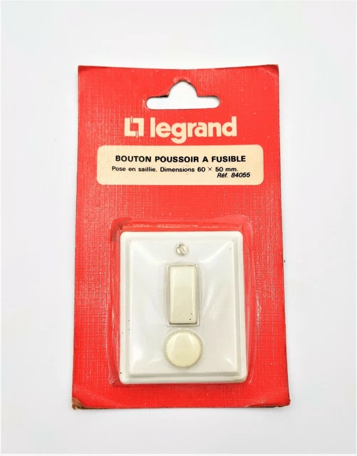 LEGRAND - FUSE push button for protruding laying Ref.84055 - NOS £4.28 ...