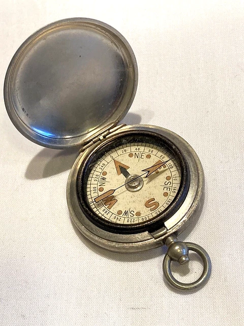 ANTIQUE WORKING WW1 Military Field / Cartographic / Marching Compass £ ...