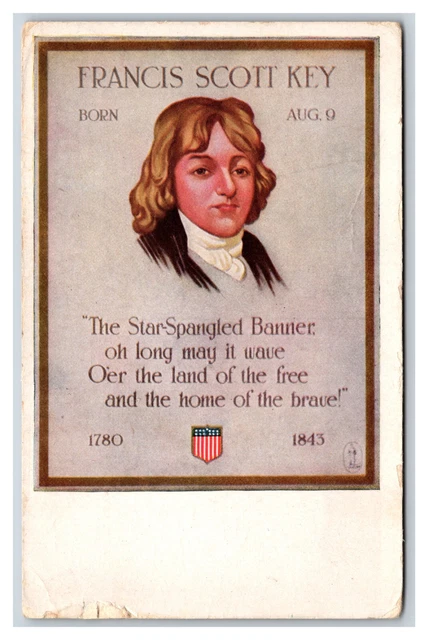FRANCIS SCOTT KEY Star Spangled Banner Historic American Portrait DB ...