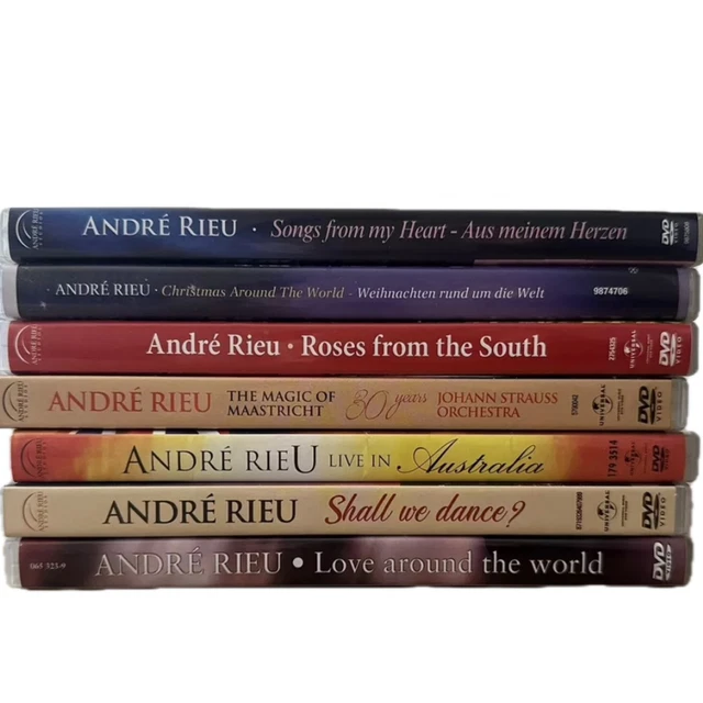 ANDRE RIEU DVD Bulk Bundle Lot x7 Music Concerts Region 4 PAL Free AUS ...