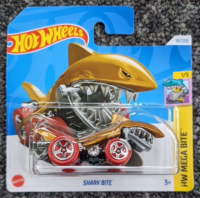 HOT WHEELS SHARK BITE gold 2024 18/250 £3.95 - PicClick UK