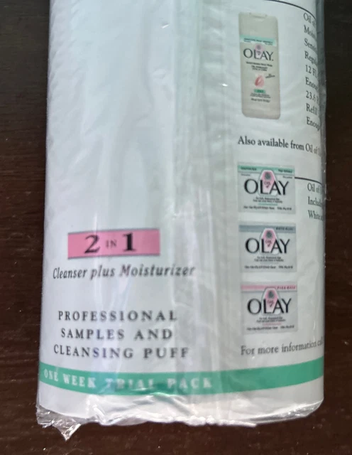 VINTAGE 90’S OIL of Olay Body Wash Samples with White Shower Cleansing ...