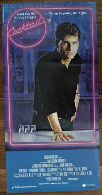 COCKTAIL ORIGINAL 1988 Australian Daybill Movie Poster Tom Cruise ...