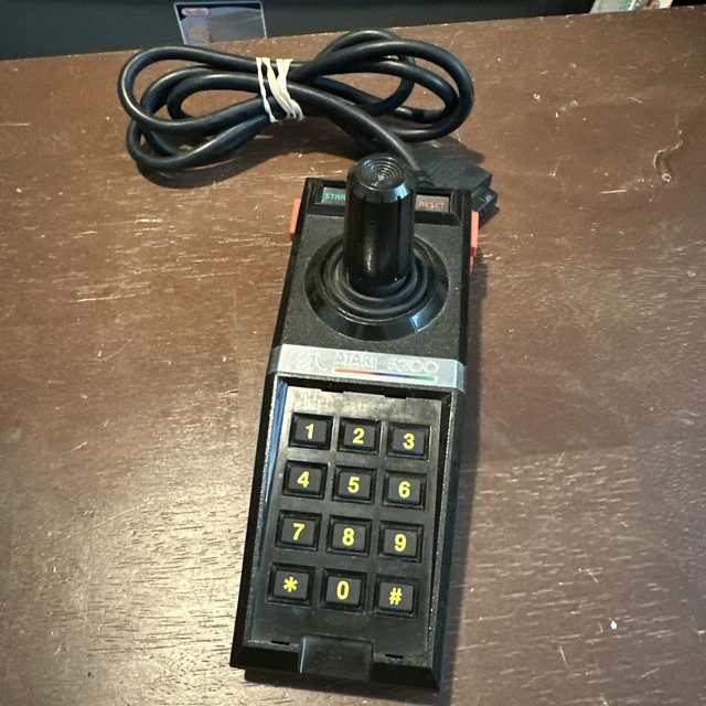 VINTAGE ORIGINAL ATARI 5200 Retro Joystick Controller Keypad Control ...