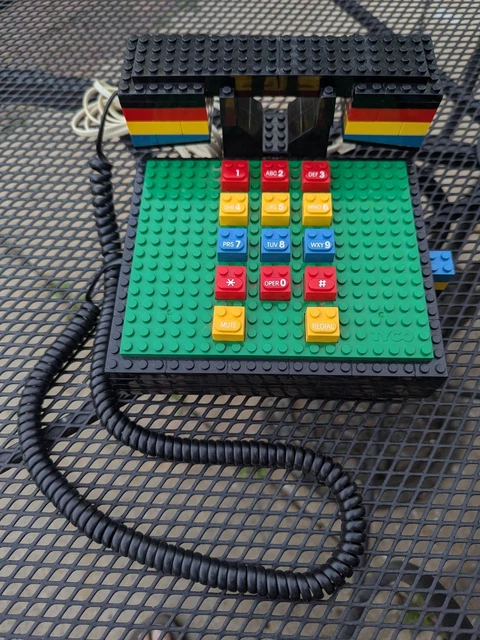 RARE 1980’S VINTAGE TYCO LEGO Telephone - Super Fun Retro decor! Tested ...