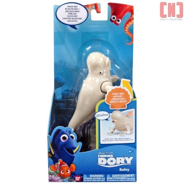 DISNEY PIXAR FINDING Dory Bailey Whale Feature Talking Action Figure ...