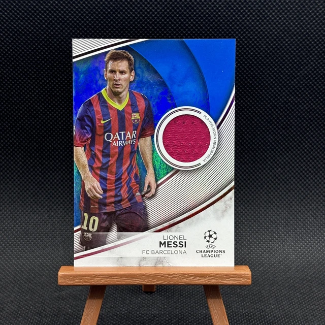 2023-24 TOPPS UEFA Club Competitions Lionel Messi PATCH SUPERSTAR RELIC ...
