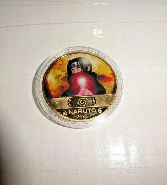 NARUTO ANIME GOLD Metal Coin Card Carte Medal Piece 3 Neuf Mint EUR 11 ...