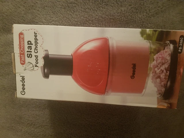 GEEDEL FOOD CHOPPER, Easy to Clean Manual Hand Chopper Dicer, Slap ...