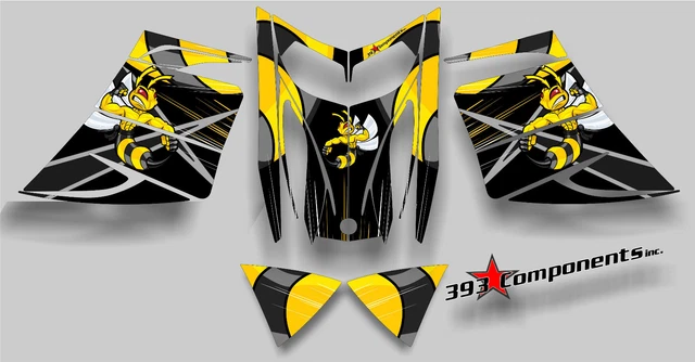 SKI-DOO REV MXZ Snowmobile Sled Wrap Graphics Sticker Decal Kit 03-07 ...