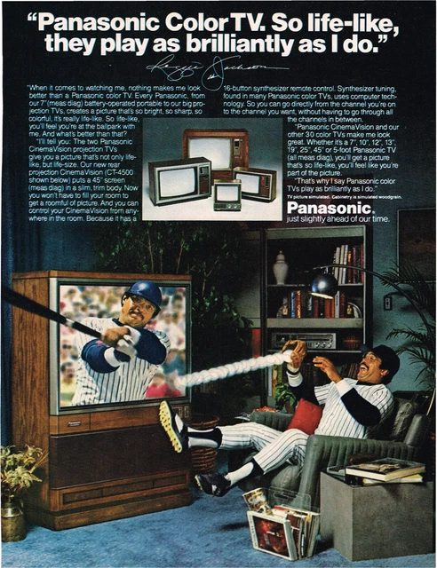 PANASONIC CINEMA VISION Projection TVs Omni Magazine Advert 1980 Ad 8 ...