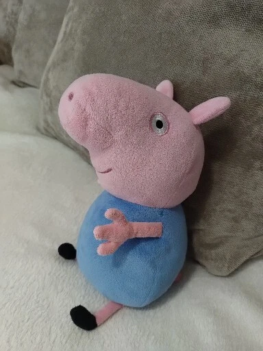 PEPPA PIG &GEORGE Pig" TY Plush Teddy Soft Cuddly Toy 11" Including ...