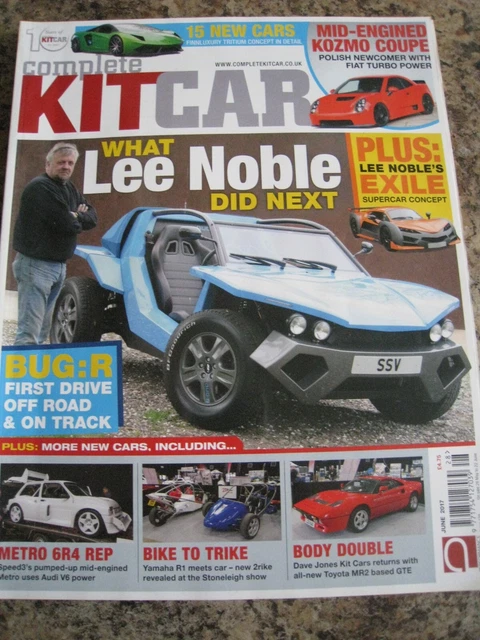 COMPLETE KIT CAR Magazine Jun 2017 Lee Noble Polish Kozmo Metro 6R4 ...