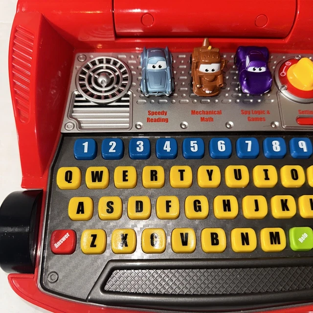 VTECH DISNEY PIXAR Cars Lightning McQueen Learning Laptop Educational ...