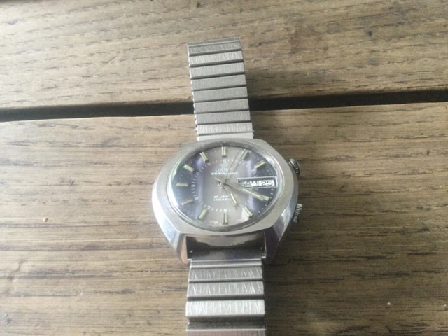 A LOBEX BRAIN Matic alarm automatic steel gents wrist watch. £165.00 ...