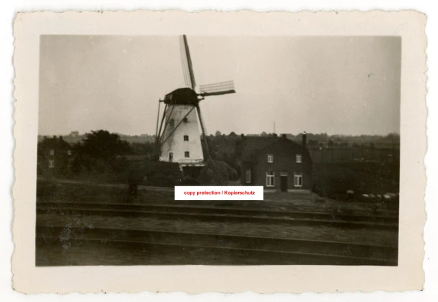 FOTO WINDMÜHLE,MÜHLE,HOLLAND,WK2,WW2 PHOTO windmill,wind mill ...