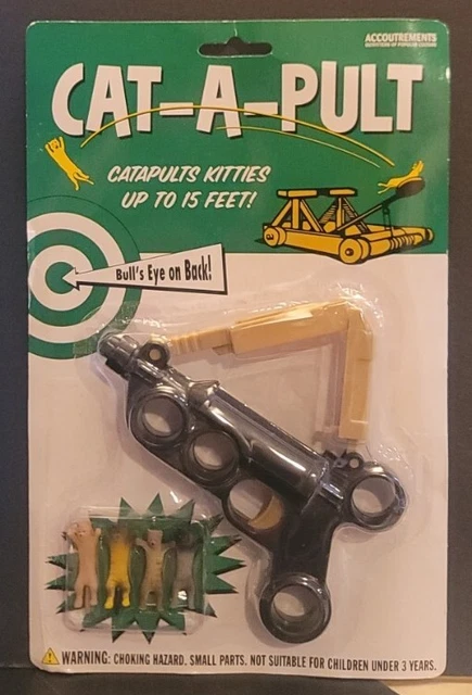RARE VINTAGE 2004 Cat-A-Pult Game Accoutrements Toy Gag Gift New MISP ...