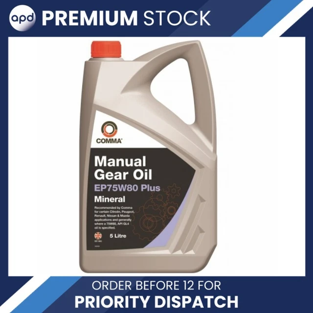 COMMA EP75W80P5L GEAR Oil EP75W80 Plus - 5 Litre £44.83 - PicClick UK