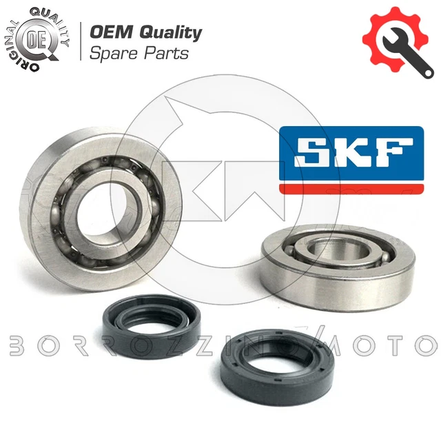 KIT ROULEMENTS SKF Et Joint D'Arbre Moteur Pour Malaguti F10 Kat 50 1999/2000 EUR 14,36 ...