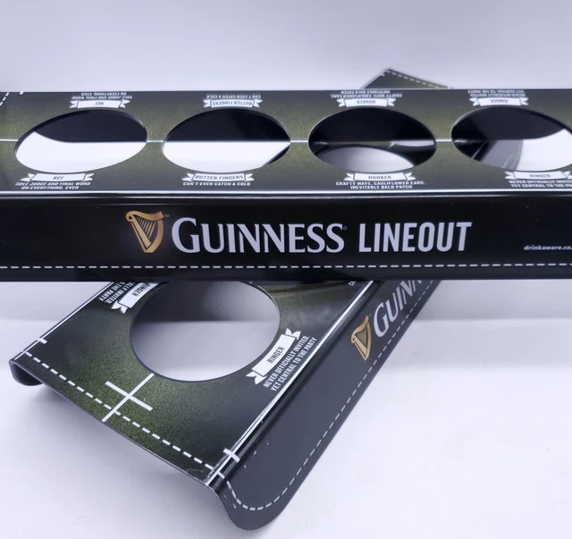 GUINNESS LINE OUT Four Pint Carrier Holders X2 £11.99 - PicClick UK