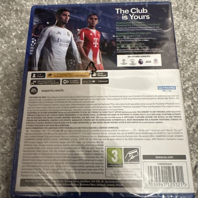EA SPORTS FC 26 PlayStation 5 PS5 FIFA 26 NEW SEALED FC26 GAME £42.30 ...