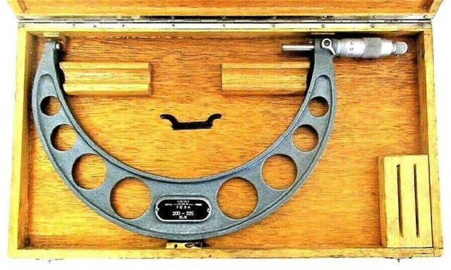 TESA SWISS MADE Bügelmessschraube Mikrometerschraube Messchrauber 200 ...