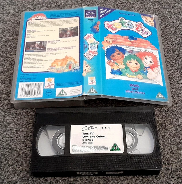 TOTS TV OWL & Other Stories Tilly Tom Tiny Pal Vhs Video Kids Children ...