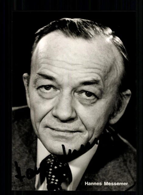 HANNES MESSEMER AUTOGRAMMKARTE Original Signiert # BC 219127 EUR 8,99 - PicClick DE