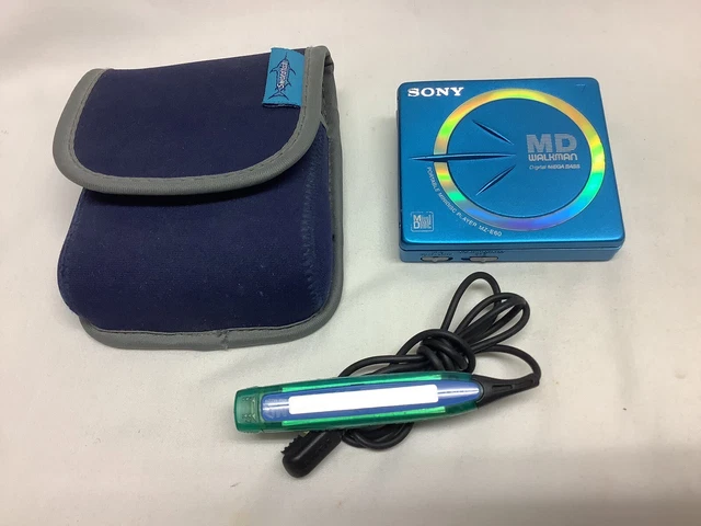 SONY MD WALKMAN Mz-E60 Portable Mini Disc Player With Remote ...