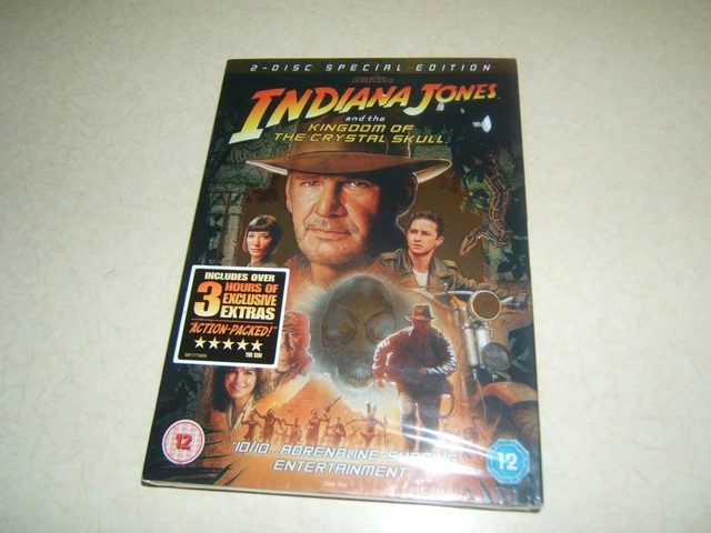 INDIANA JONES & The Kingdom Of The Crystal Skull New Sealed 2 Disc ...